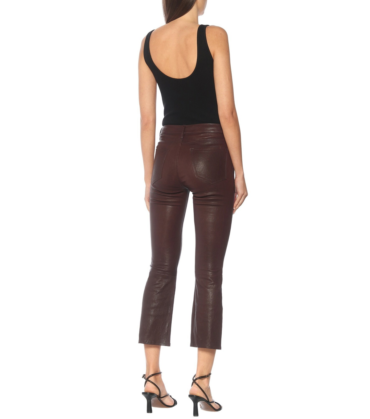 Frame - Le Mini Boot leather pants Frame Denim