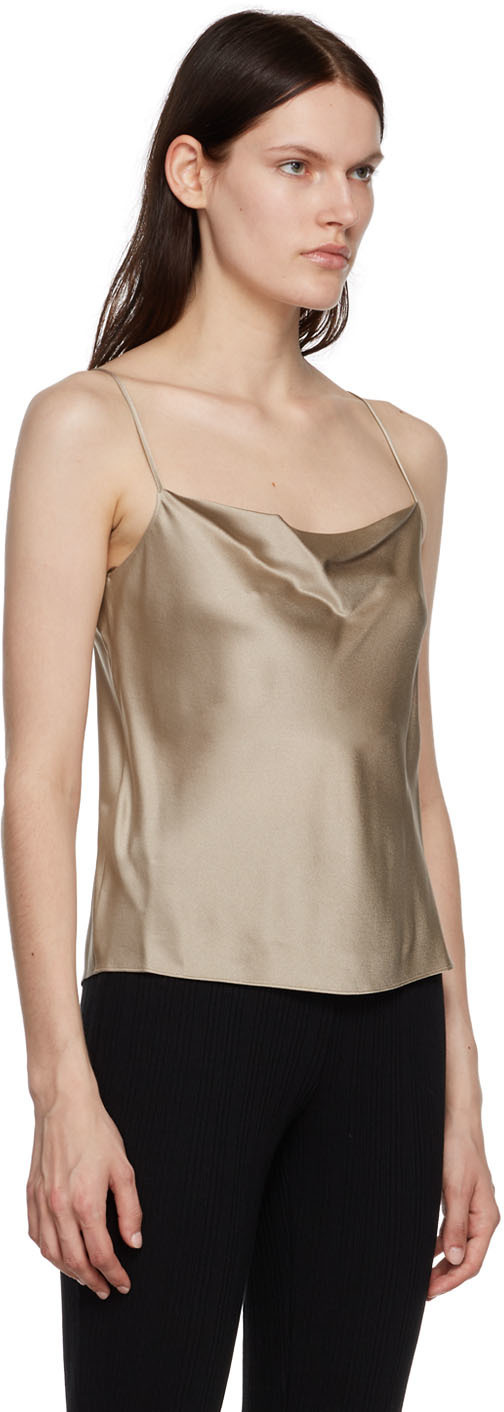 Vince Beige Draped Camisole Vince