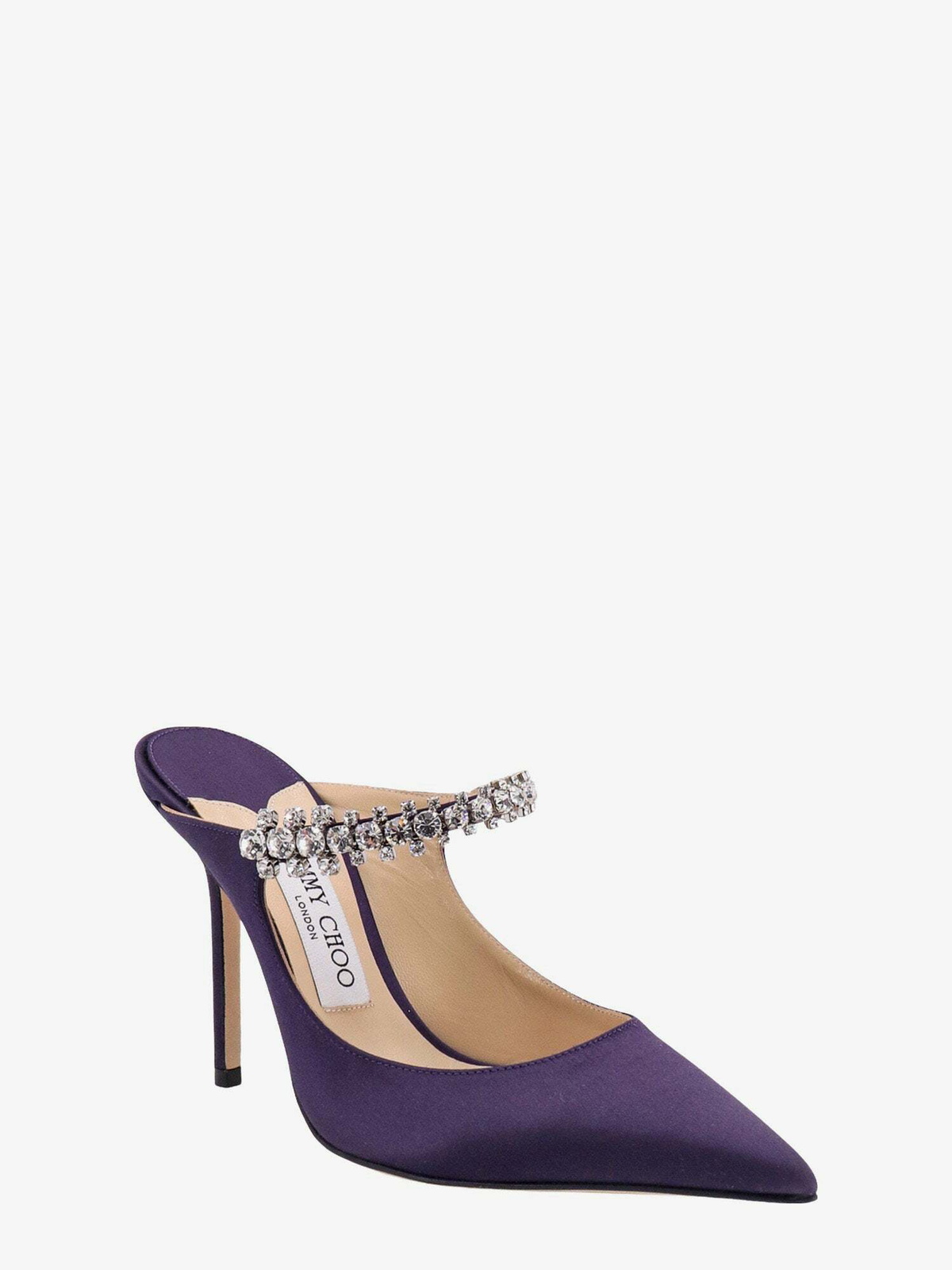 Jimmy Choo Mule Purple Womens Jimmy Choo
