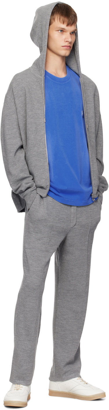 Solid Homme Gray Zip-Up Hoodie Solid Homme