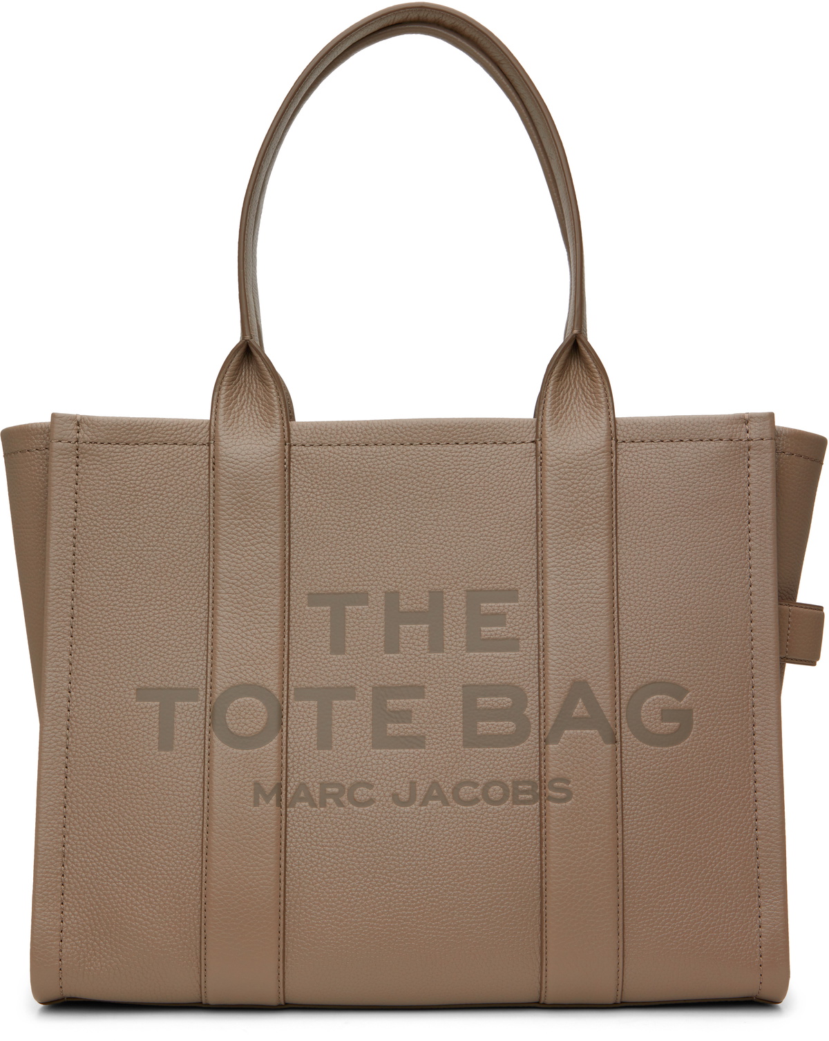 Marc Jacobs Gray 'The Leather Large' Tote Marc Jacobs