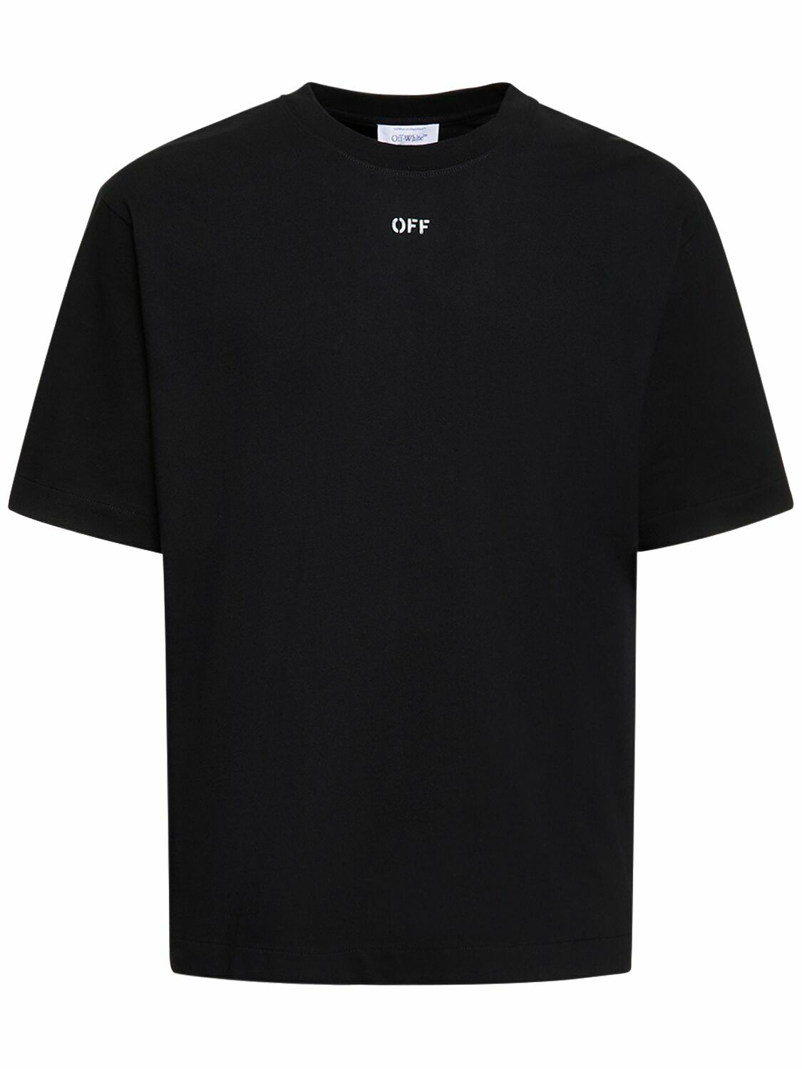 OFF-WHITE - Off Stamp Skate Cotton T-shirt Off-White