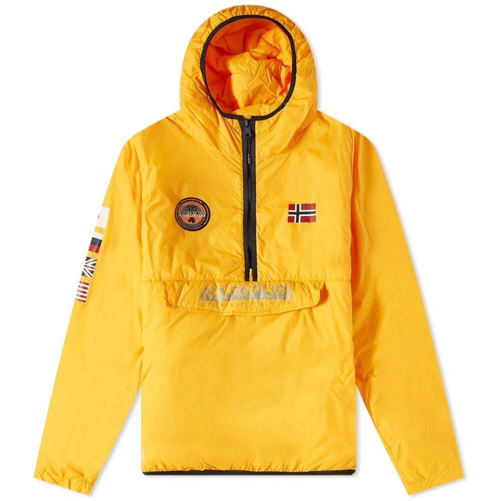 Napapijri Men's Circular Anorak in Yellow Napapijri