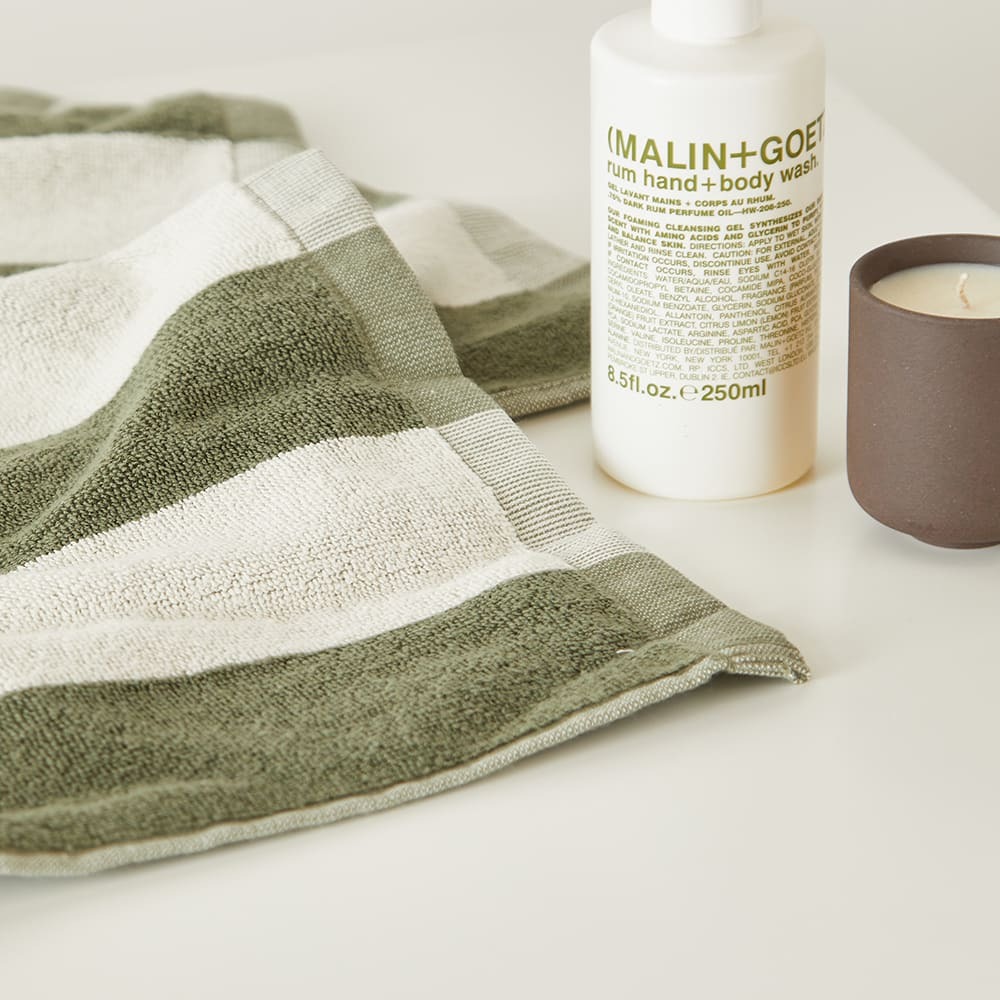 Hommey Hand Towel in Matcha Stripes HOMMEY