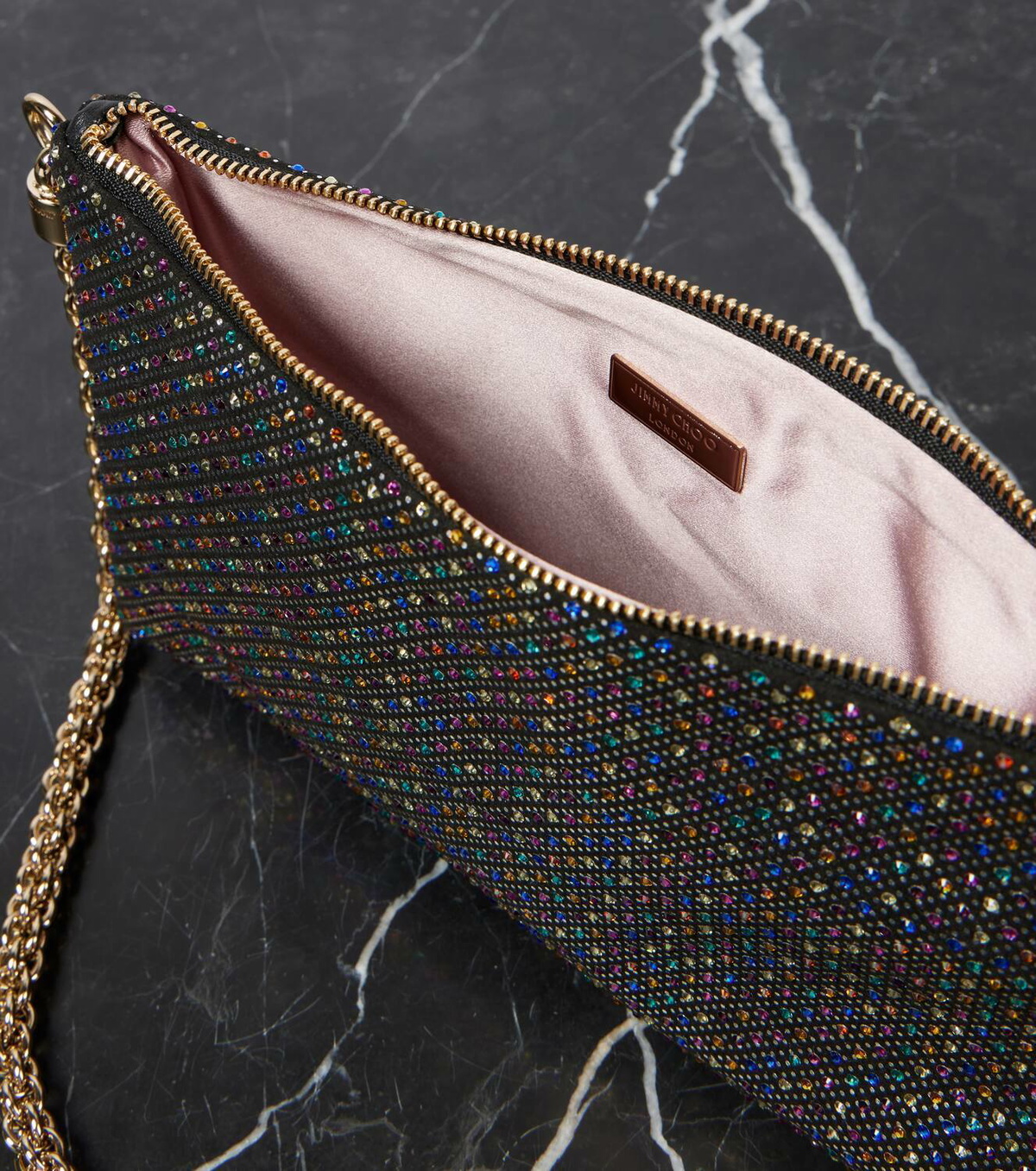 Jimmy Choo Callie Mini embellished clutch Jimmy Choo