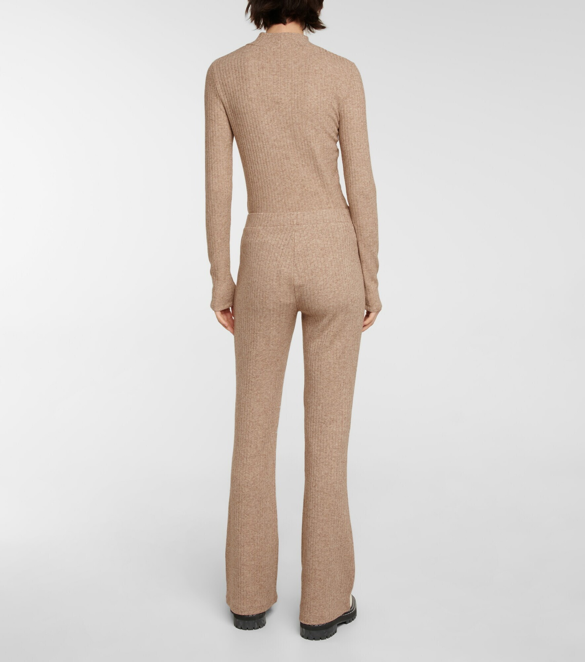 Vince - Ribbed-knit flared pants Vince