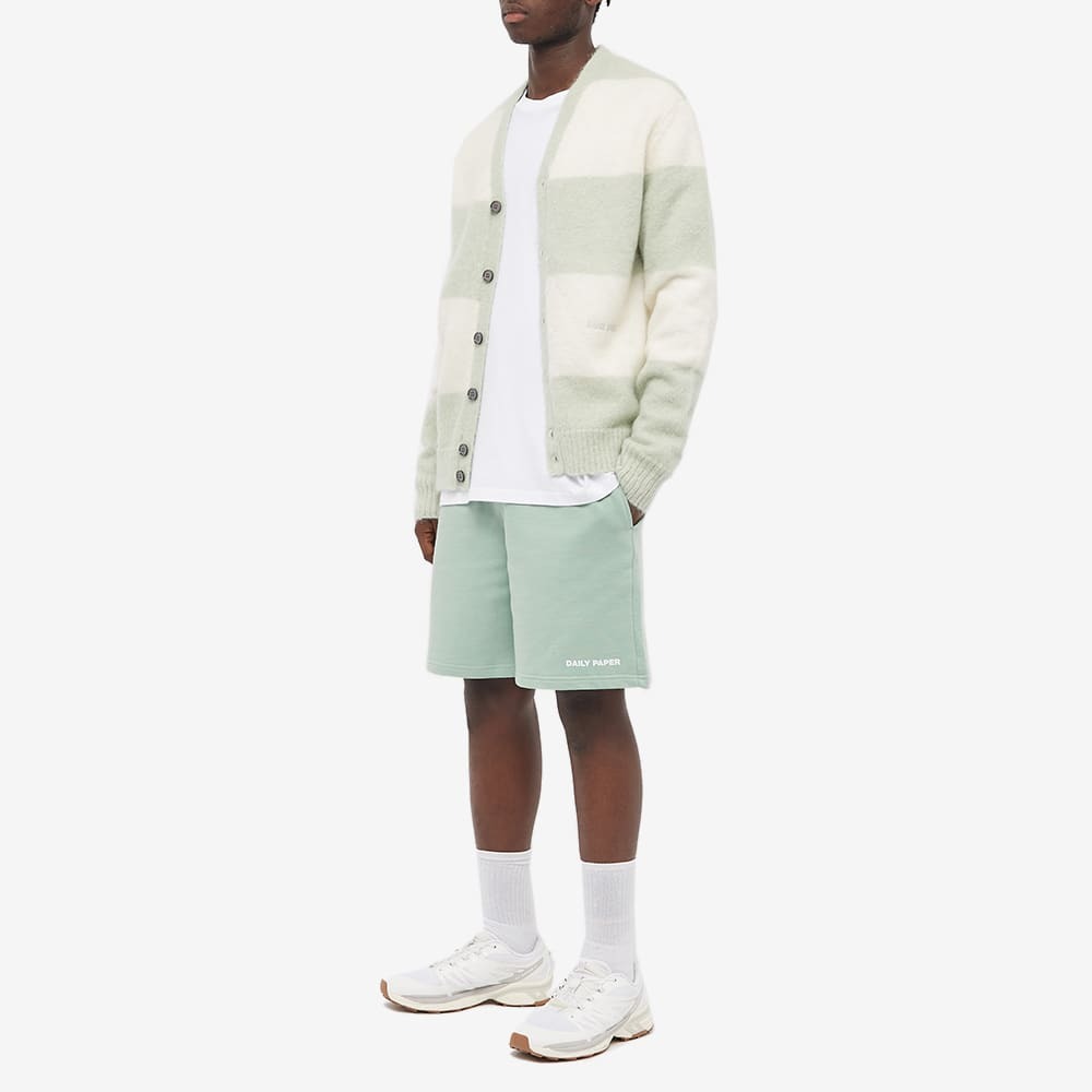 Daily Paper Men's Refarid Sweat Short in Granite Green Daily Paper