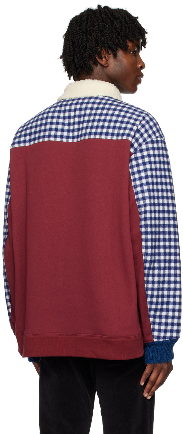 UNDERCOVER Navy & Red Paneled Jacket Undercover