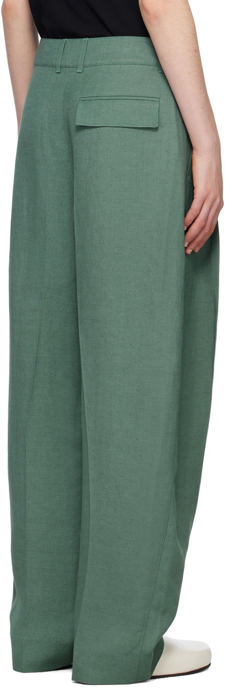 Studio Nicholson Green Acuna Trousers Studio Nicholson