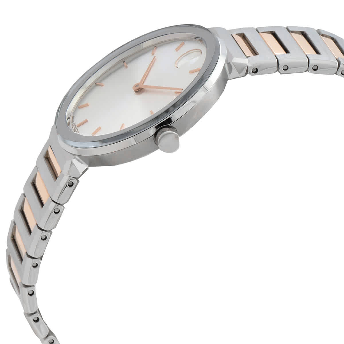 Movado Bold Quartz Silver Dial Ladies Watch 3601146 Movado