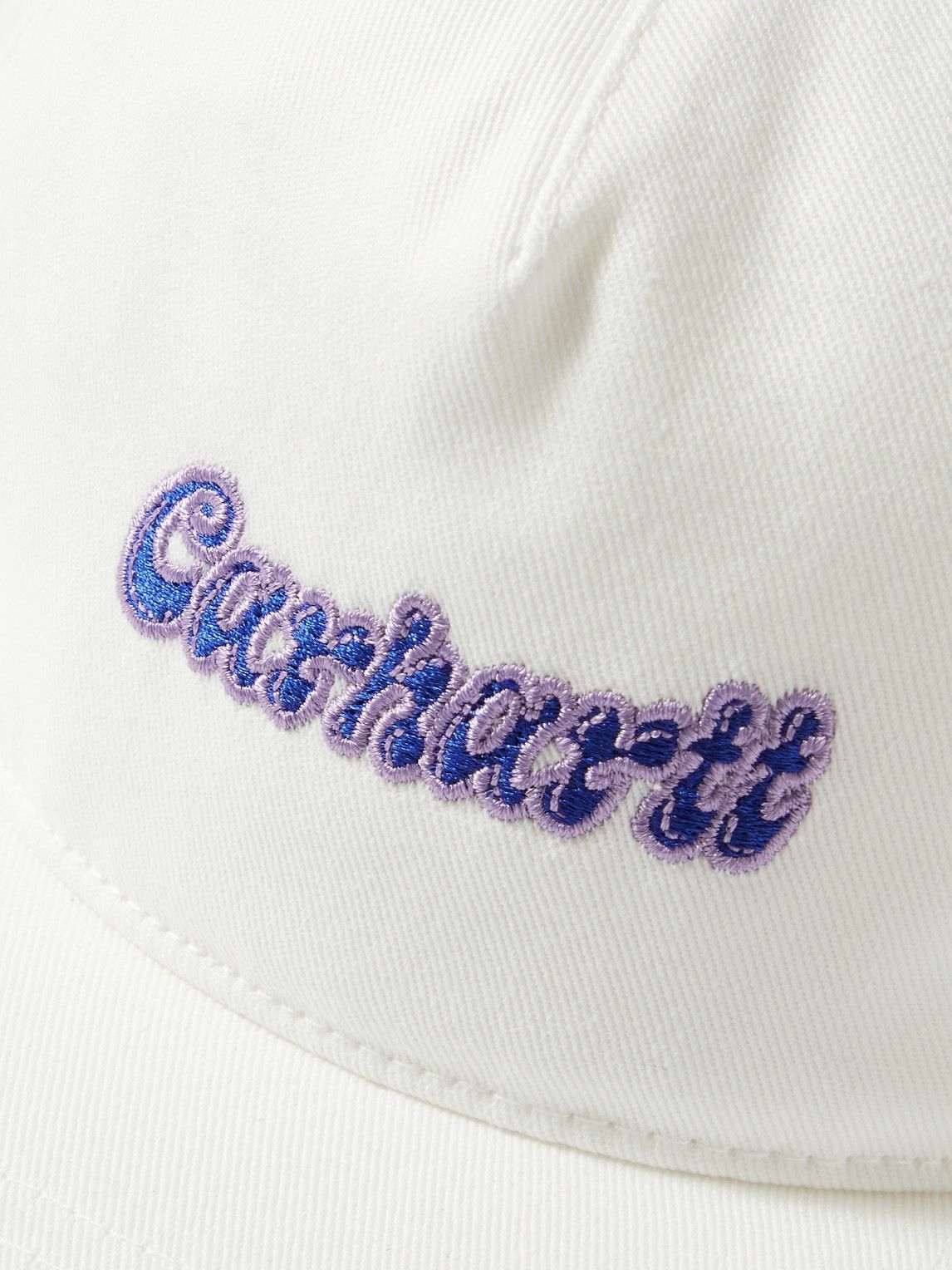 Carhartt WIP - Liquid Script Logo-Embroidered Cotton-Twill Baseball Cap ...