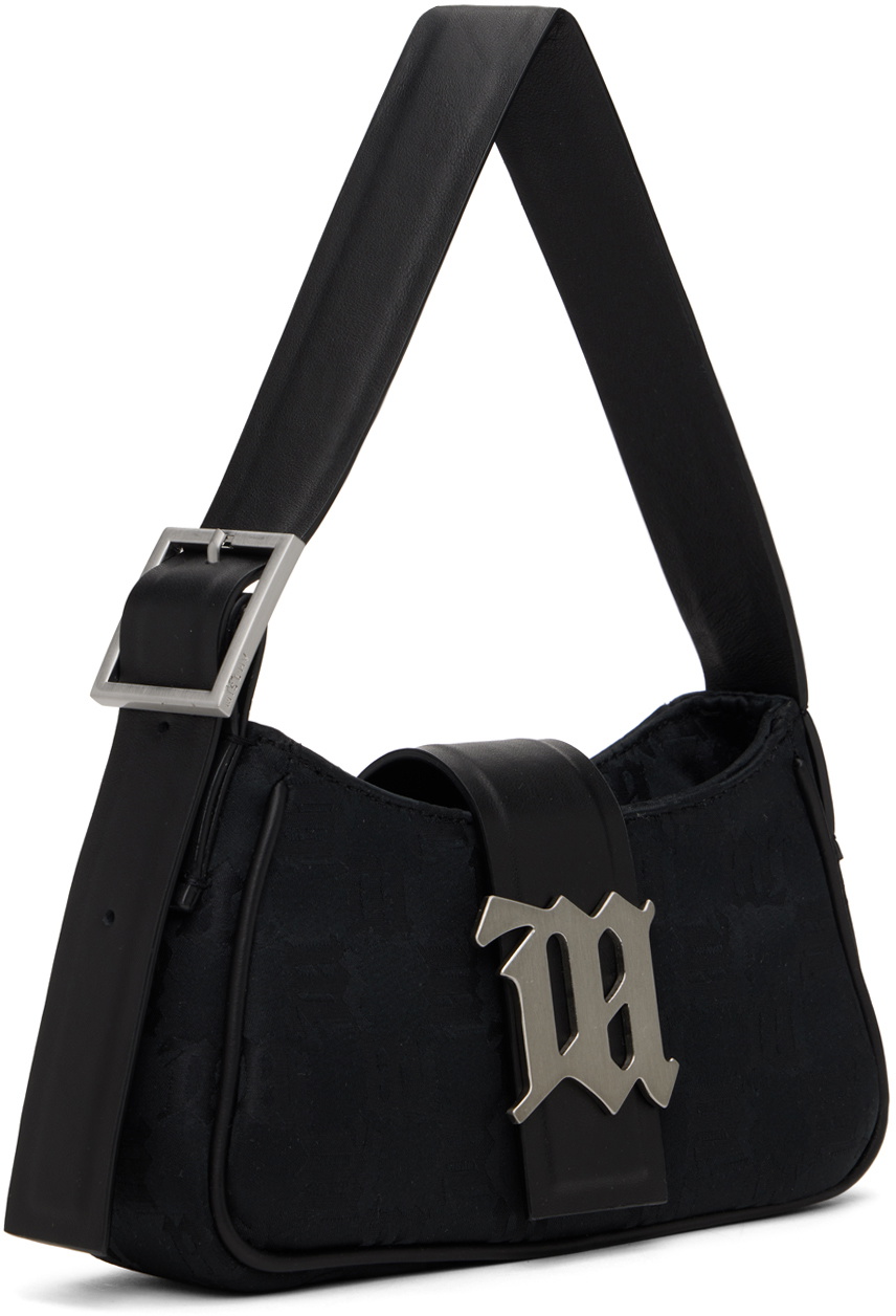 MISBHV Black Mini Monogram Shoulder Bag MISBHV