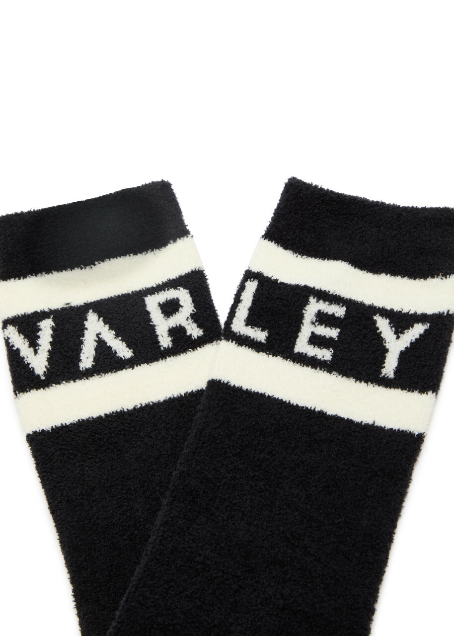 Varley Spencer Logo Terry Socks Black Varley