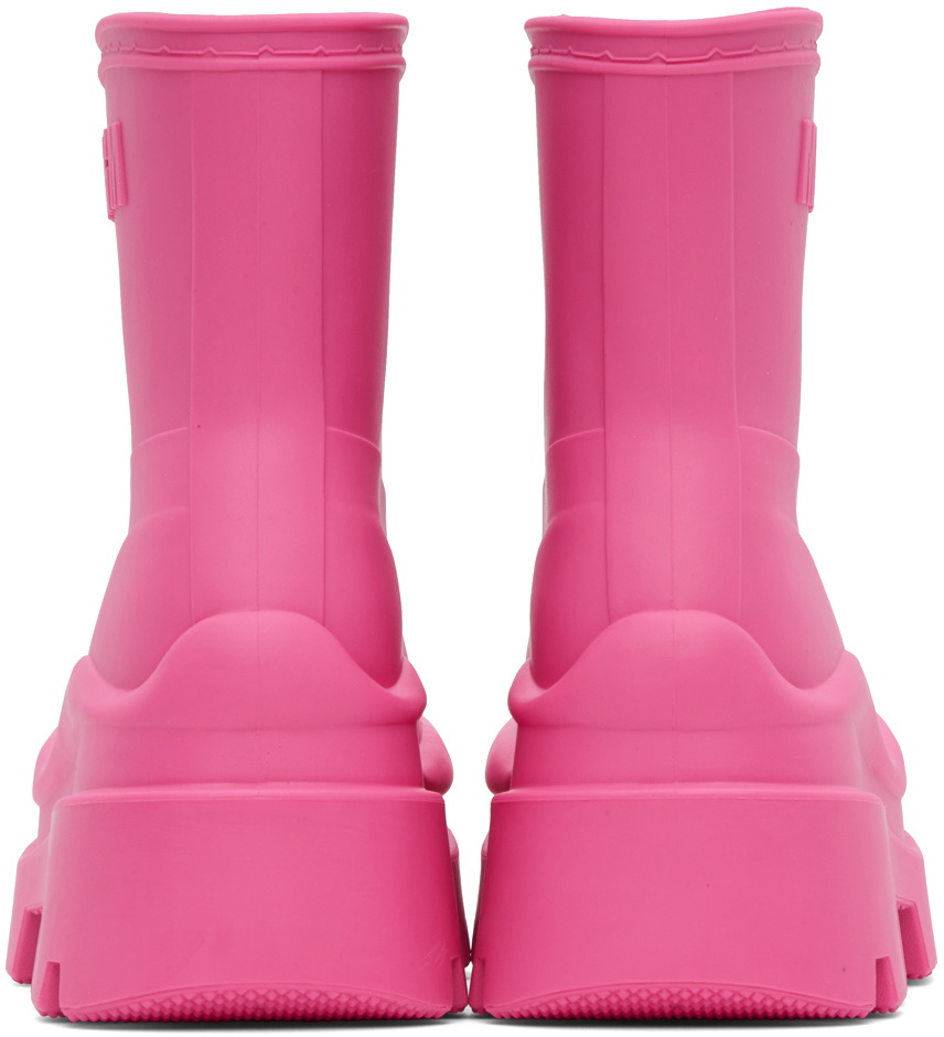 MSGM Pink Supergomma Boots MSGM