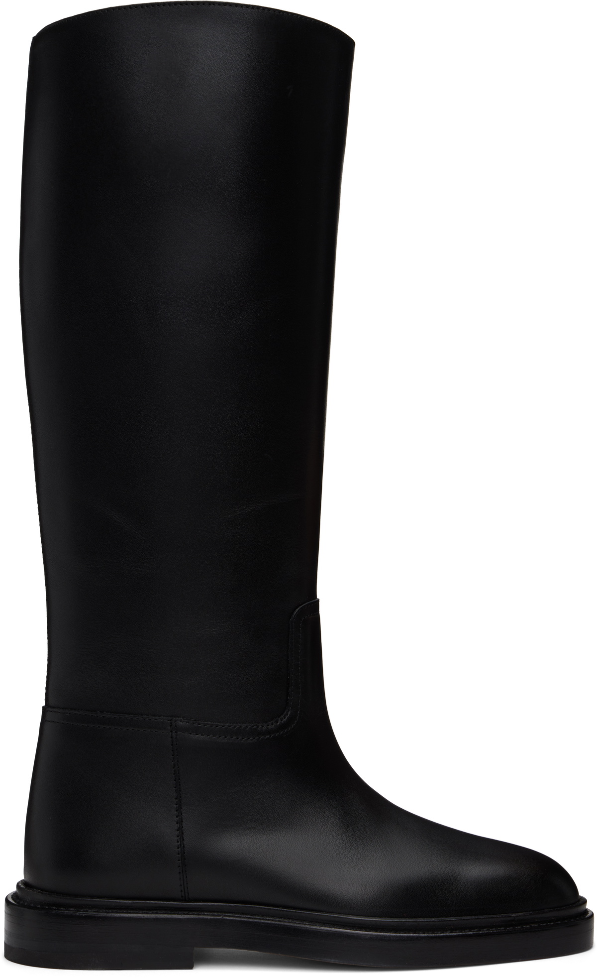 Legres Black Riding Tall Boots Legres