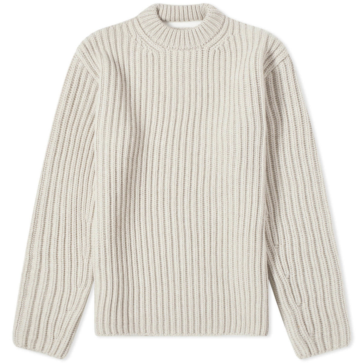 Botter Women's Ribbed Knit Jumper in Beige Botter