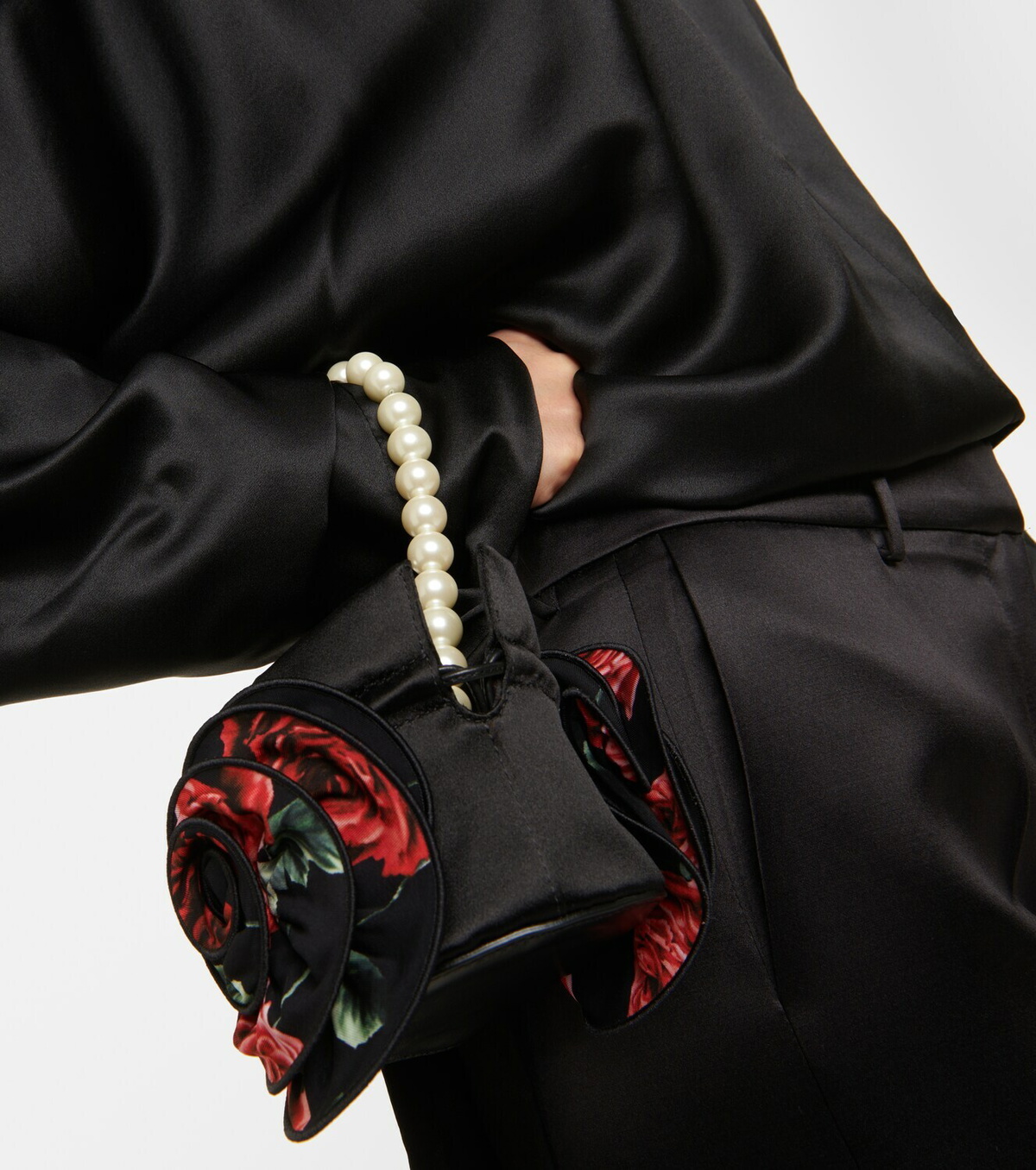 Magda Butrym Magda Small satin tote bag Magda Butrym