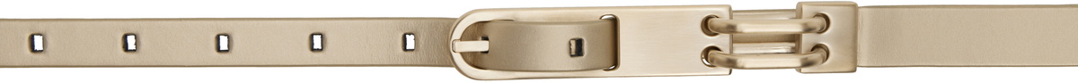 Rick Owens Gold Spalla Tongue Belt Rick Owens