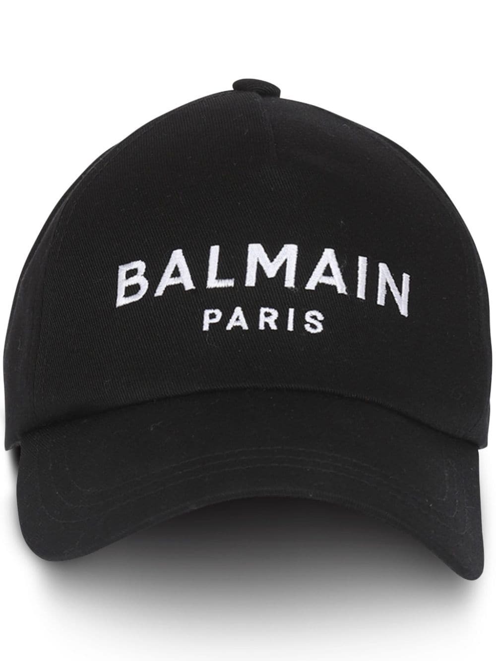 BALMAIN - Logo Cotton Baseball Cap Balmain