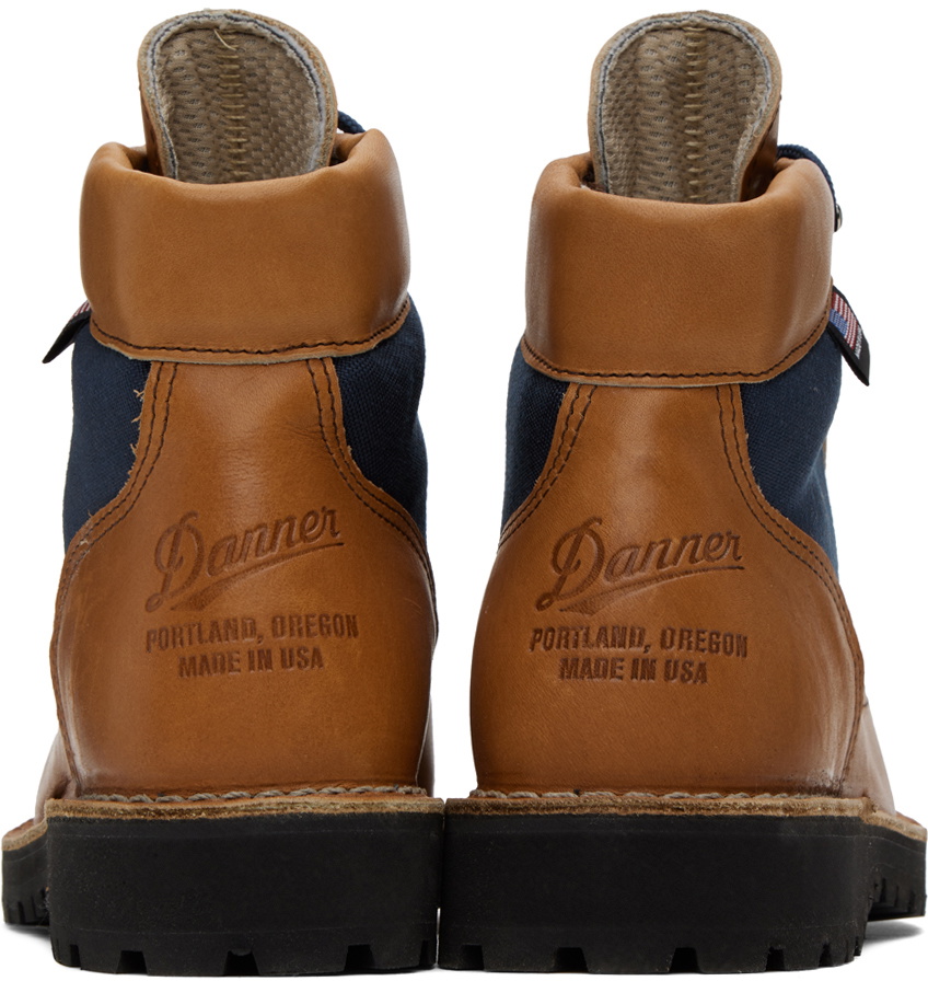 Danner Tan & Navy Danner Light Boots Danner