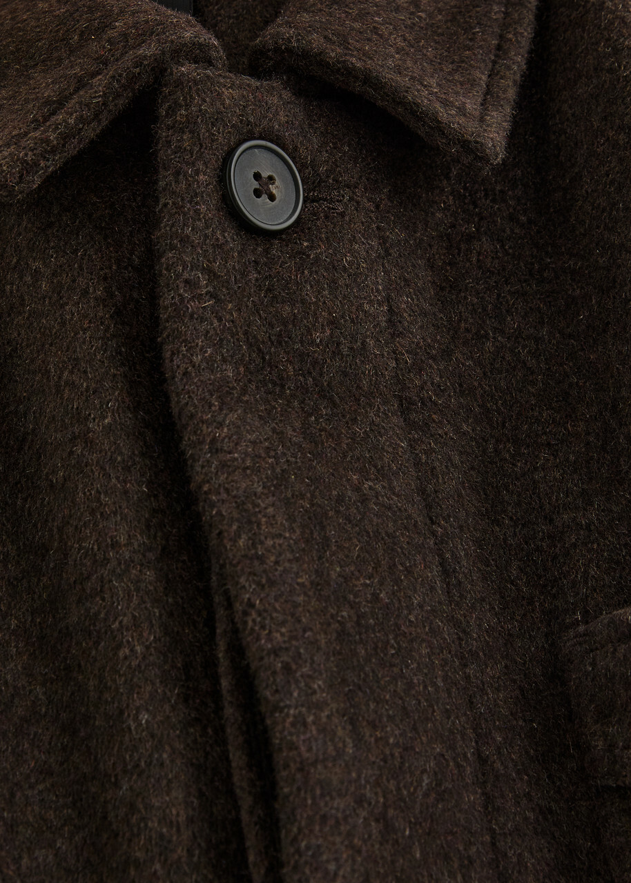 Paige Chancery Wool-blend Jacket Brown Paige