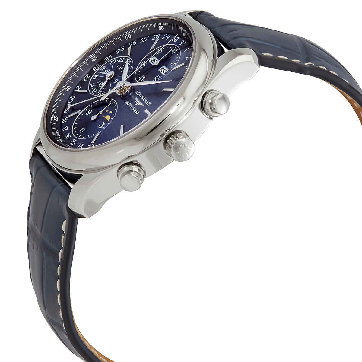Longines Master Collection Complete Calendar Chronograph Moonphase GMT ...