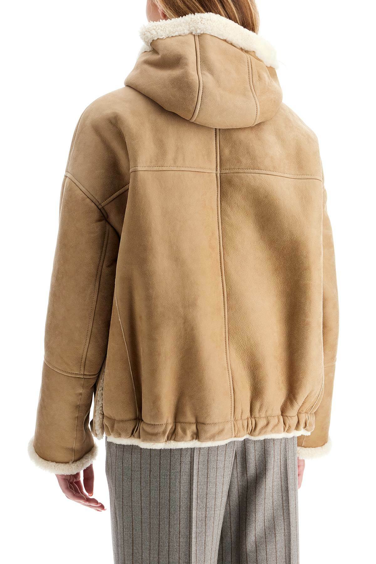 BRUNELLO CUCINELLI reversible shearling jacket Beige Brunello Cucinelli