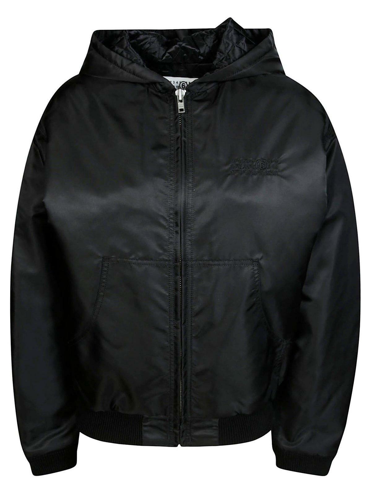 MM6 Maison Margiela Zip-up Hooded Jacket MM6 Maison Margiela