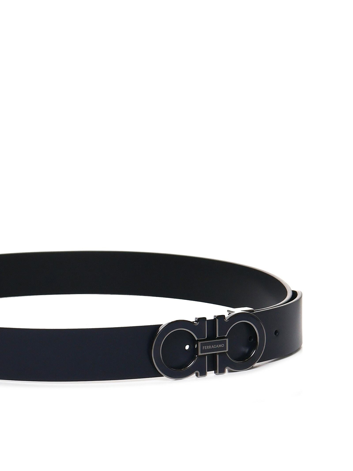 Ferragamo Gancini Belt In Calfskin Salvatore Ferragamo