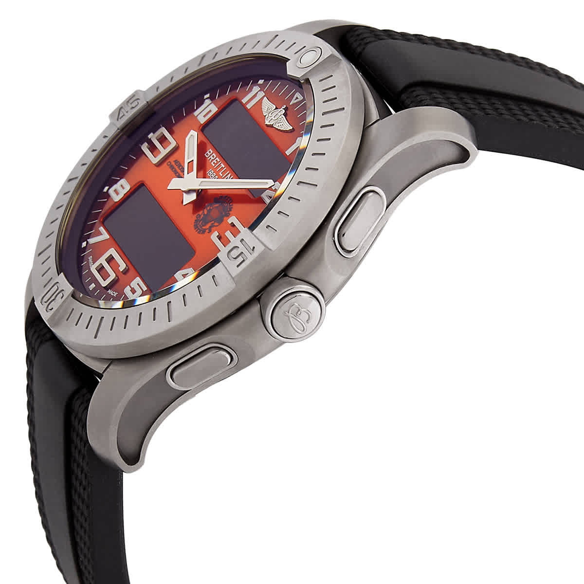 Breitling Aerospace Quartz Analog-Digital Mens Watch EB70101A1O1S1 ...