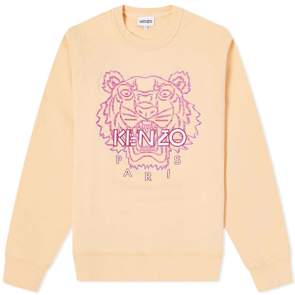 Kenzo Women's Tiger Classic Sweat in Orange Kenzo