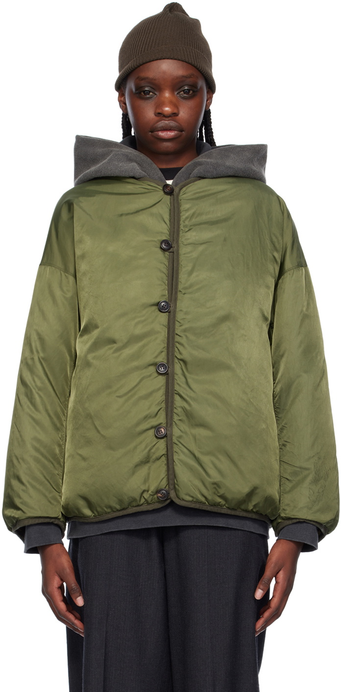 visvim Khaki Reversible Down Jacket Visvim