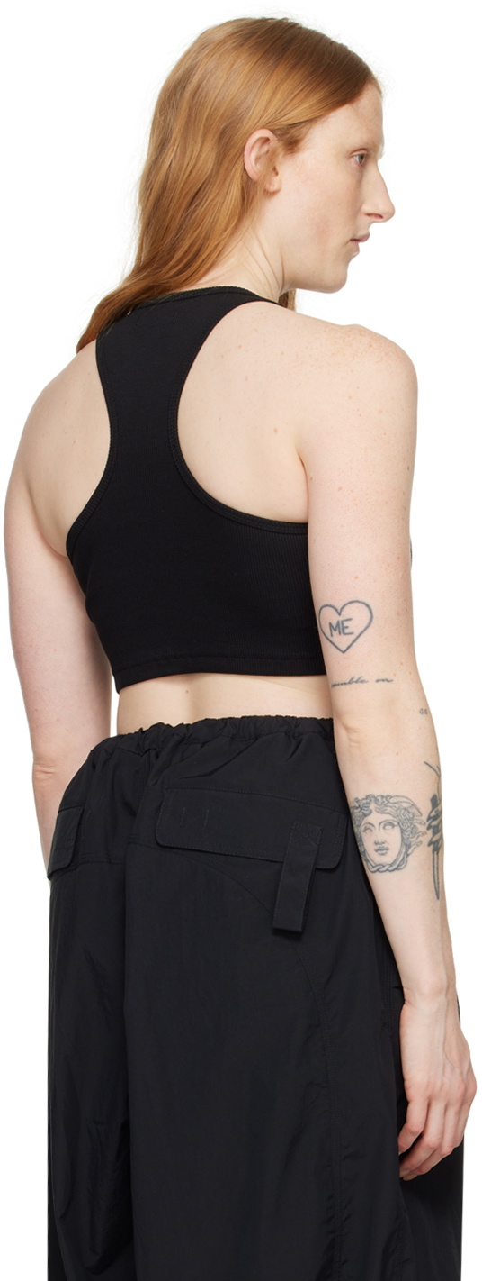 MISBHV Black Cropped Tank Top MISBHV