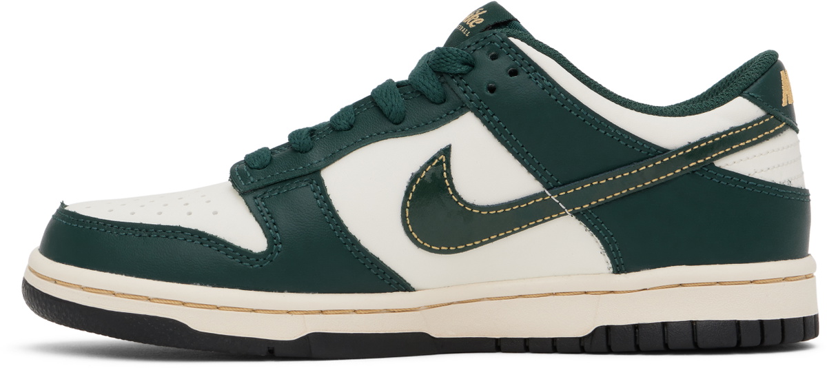 Nike Big Kids Green & Off-White Dunk Low Sneakers Nike