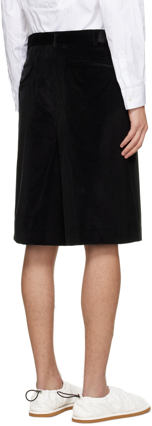 Comme des Garçons Homme Plus Black Knee-Length Shorts Comme des Garcons ...