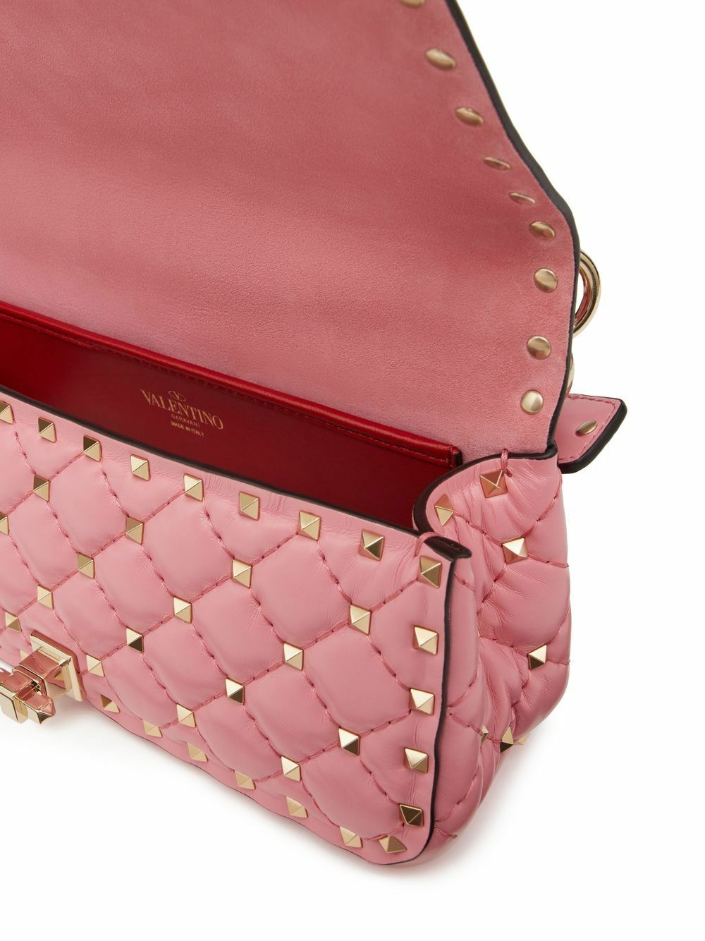 VALENTINO GARAVANI - Rockstud Spike Small Leather Shoulder Bag ...