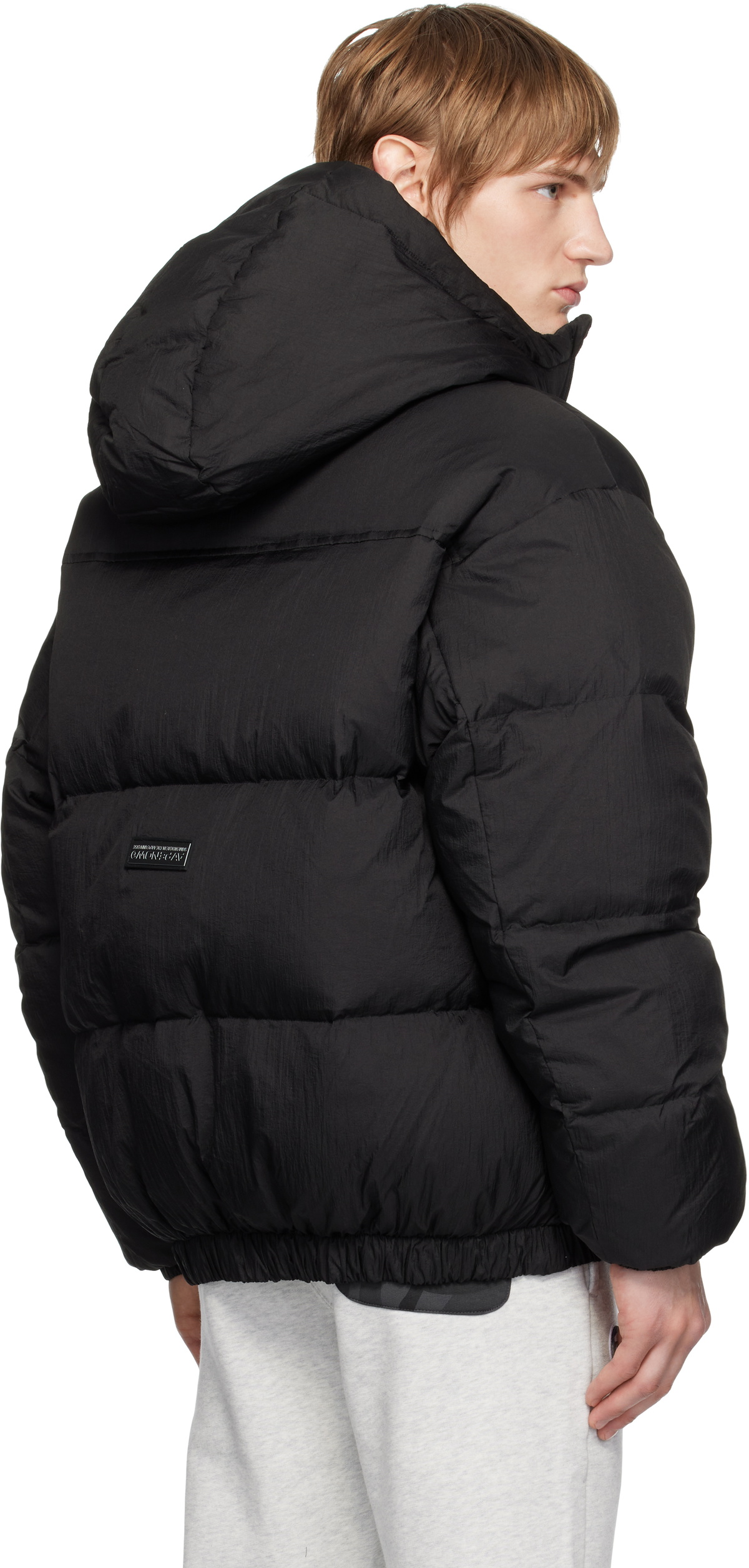 AAPE by A Bathing Ape Black 'AAPE NOW' Hoodie Down Jacket AAPE by A Bathing Ape Black 'AAPE NOW' Hoodie Down Jacket