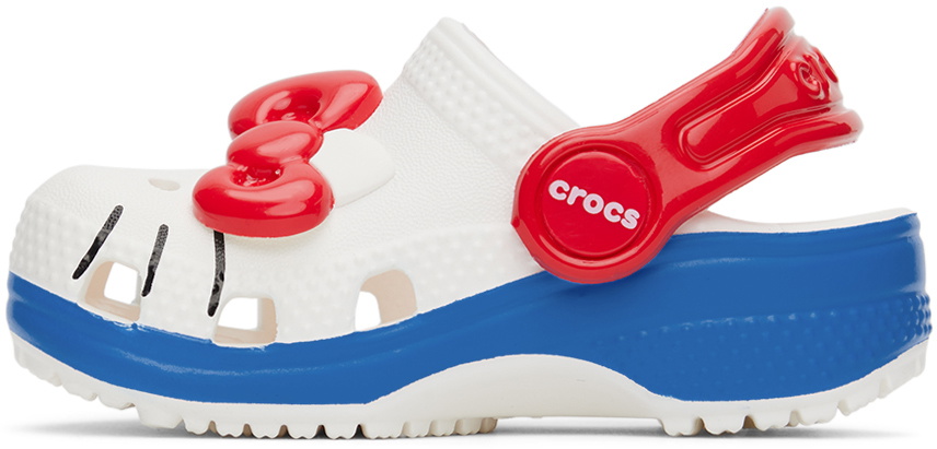 Crocs Baby Hello Kitty 50th Anniversary White & Red IAM Classic Clogs Crocs