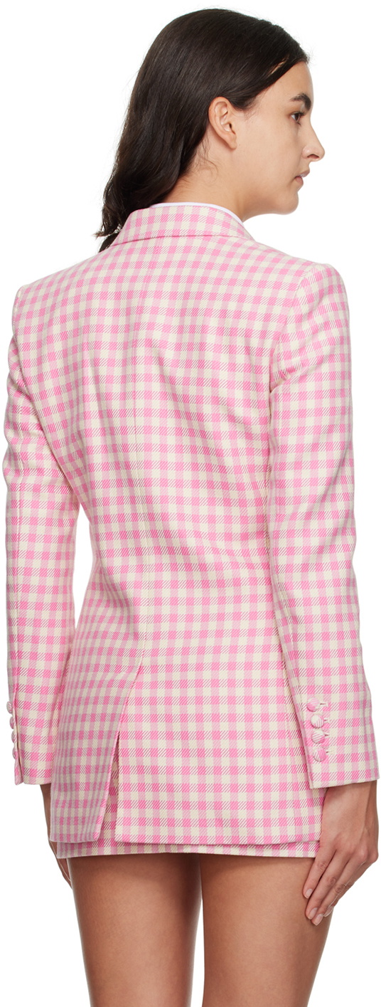 AMI Paris Pink Check Blazer AMI