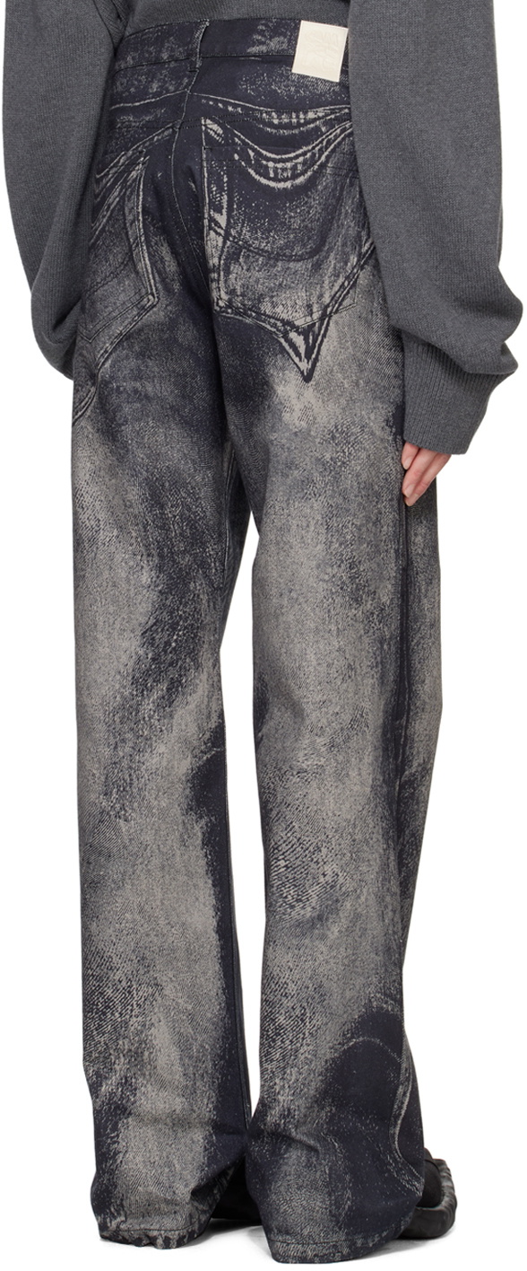CAMPERLAB Black Printed Jeans CamperLab