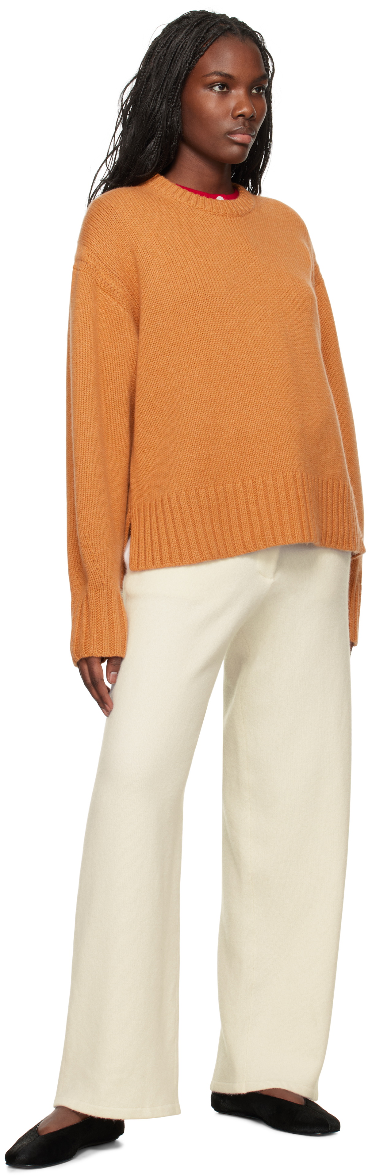 Guest in Residence Yellow Cozy Crew Sweater Guest in Residence