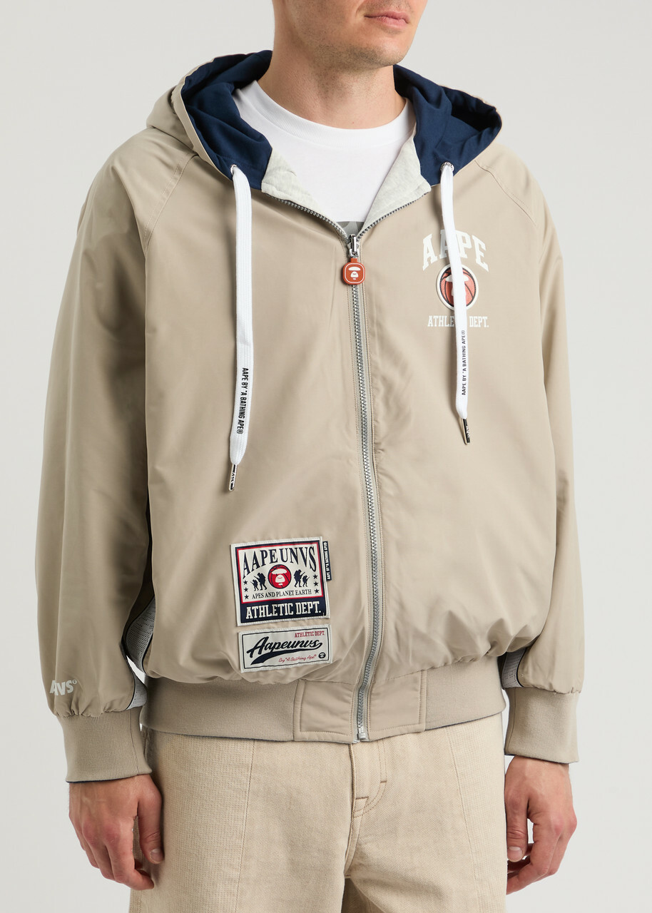 Aape Hooded Reversible Cotton Jacket Grey AAPE by A Bathing Ape