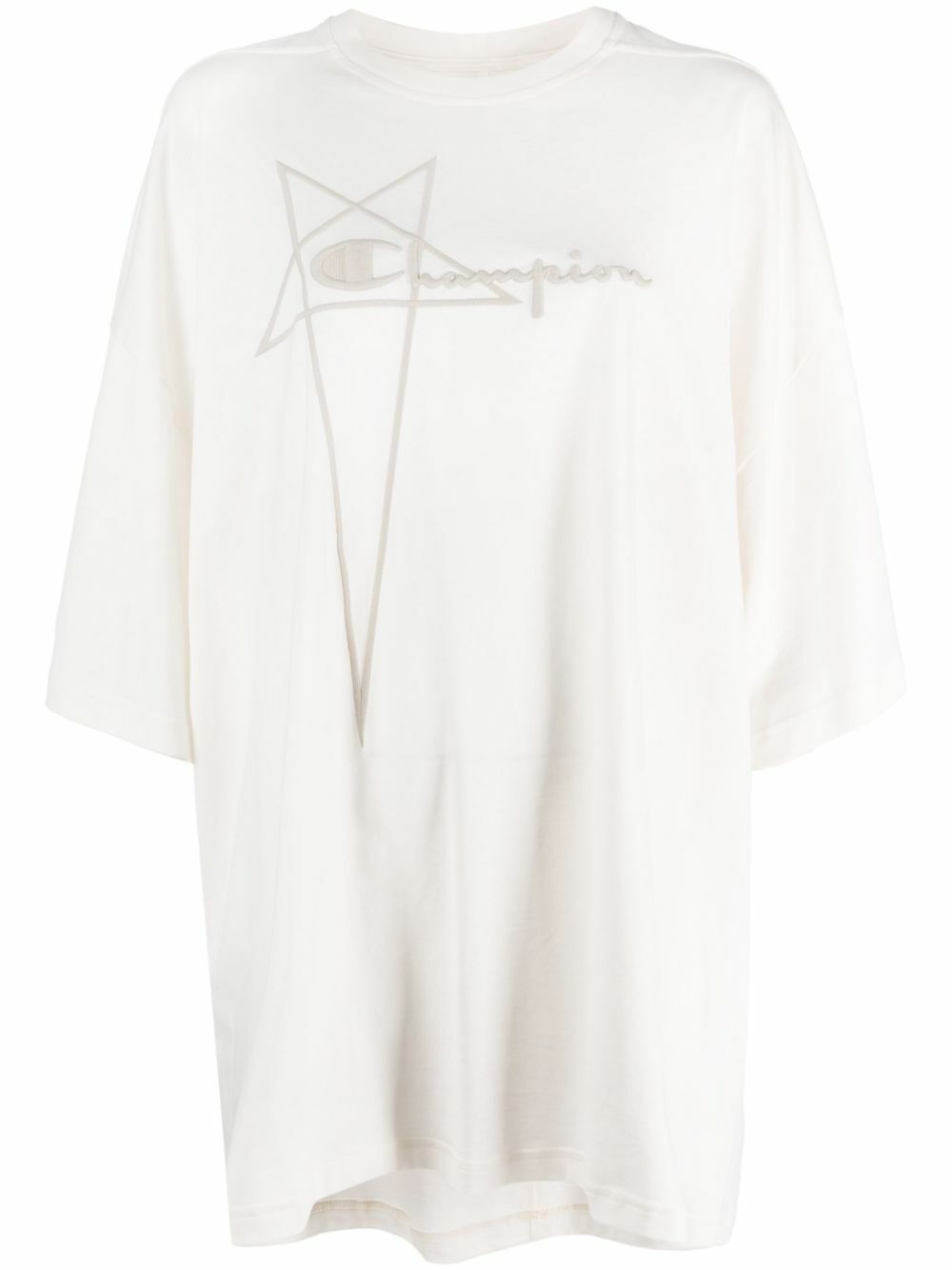 CHAMPION X RICK OWENS - Logo Cotton T-shirt Rick Owens