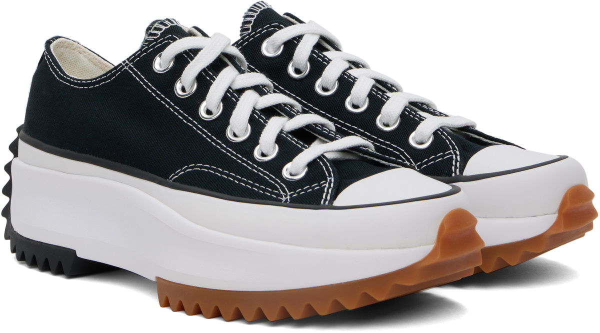 Converse Black Run Star Hike Canvas Platform Sneakers Converse