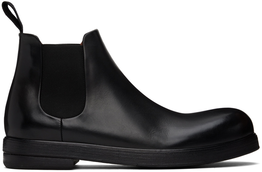Marsèll Black Zucca Zeppa Beatle Chelsea Boots Marsèll