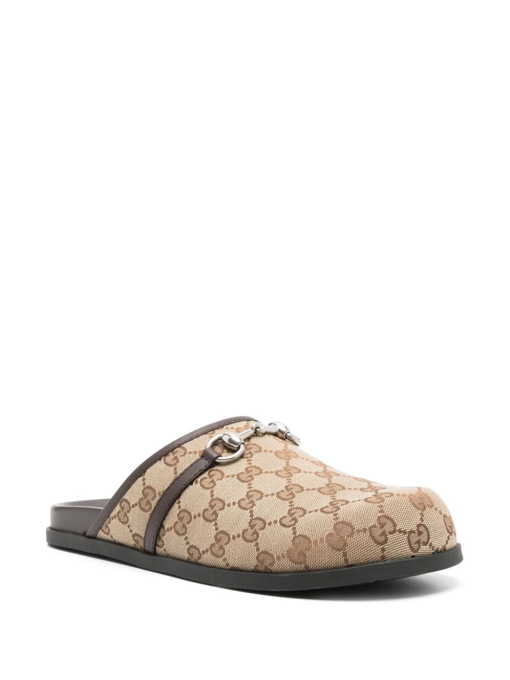 GUCCI - Gg Motif Slippers Gucci