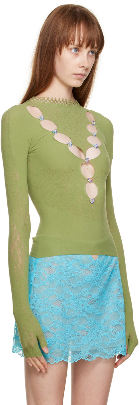 Poster Girl Green Theodora Turtleneck Poster Girl