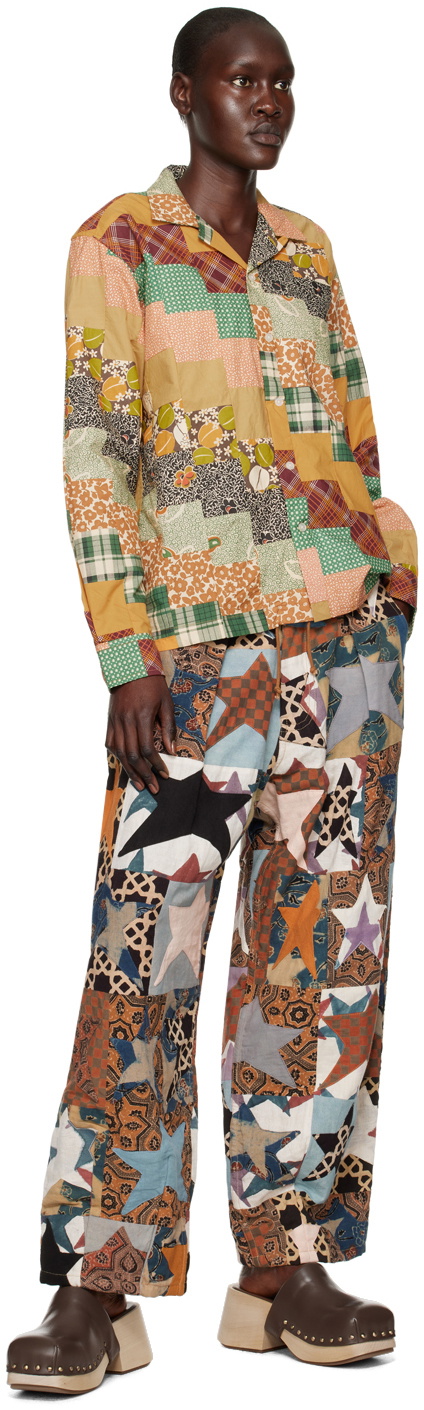 Bode Multicolor Patchwork Shirt Bode