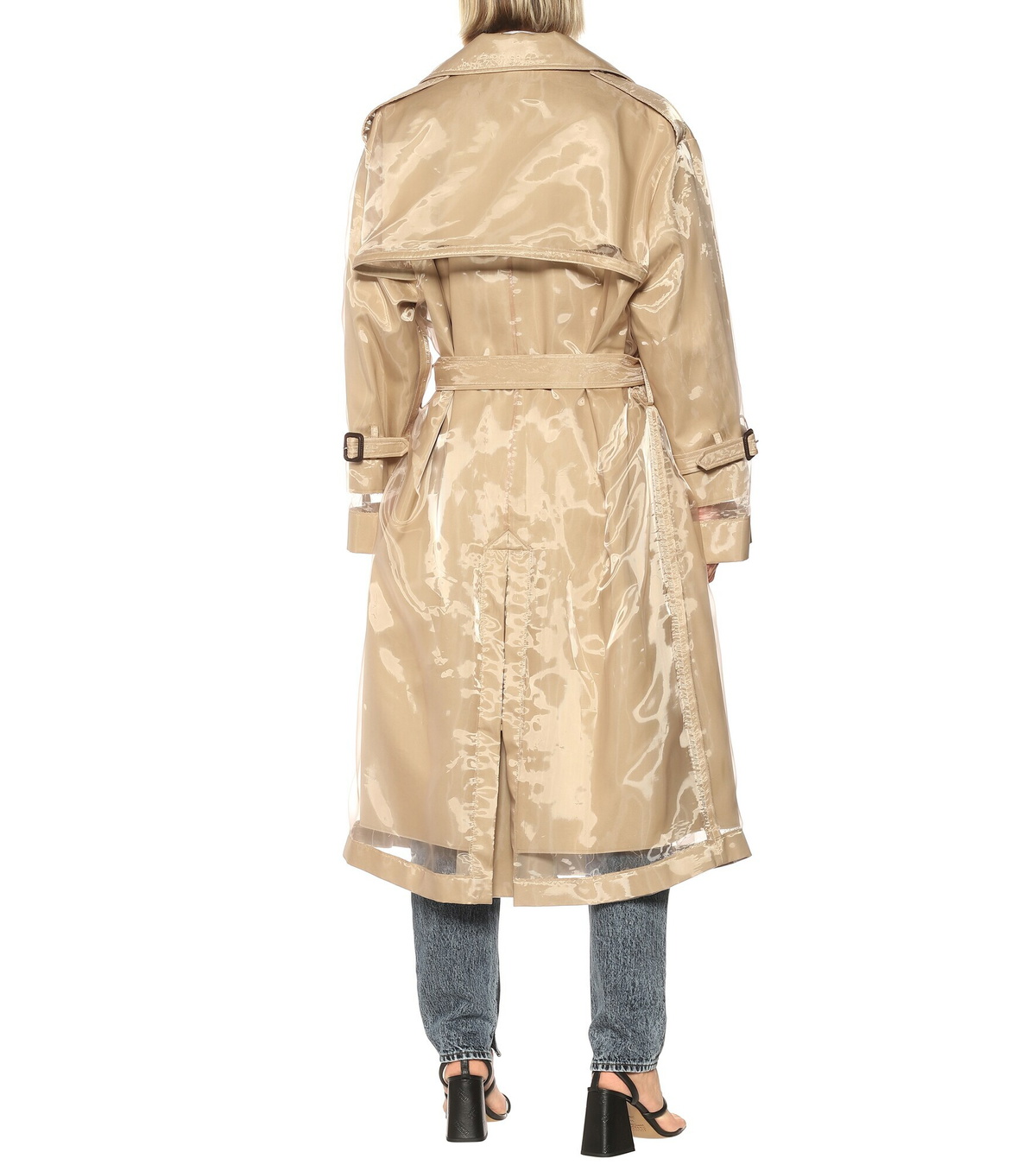 Maison Margiela - PVC-wrapped cotton trench coat Maison Margiela