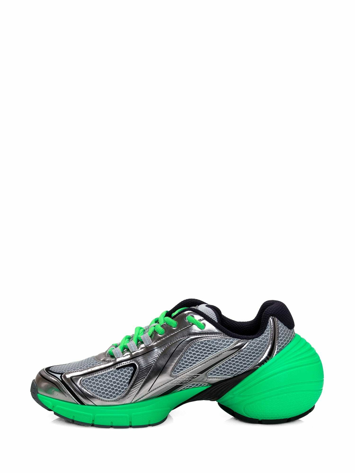 Givenchy Green And Silver Tk-mx Runner Sneakers Givenchy